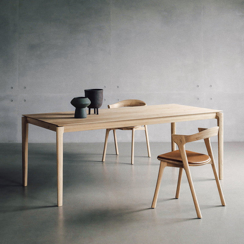 AMIRA Modern Dining Table Nordic Style Solid Wood – Teak Furniture ...
